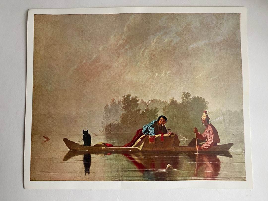 George Caleb Bingham "fur Traders Descending the Missouri" (1808-1879 ...