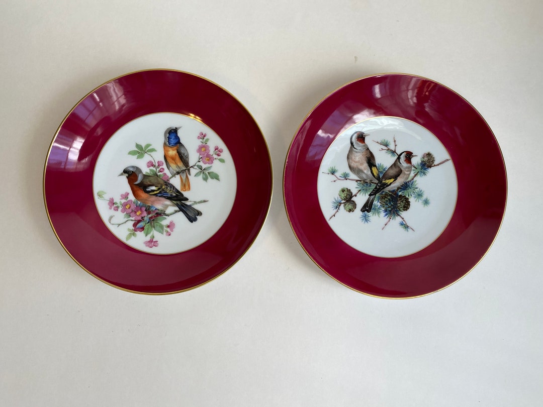 Set of Kaiser Alka Art Wall Plate With Birds - Etsy