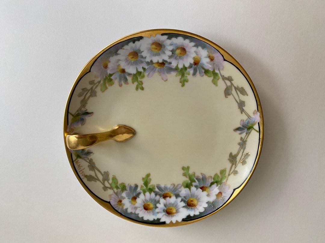 Walter Wilson Hand Painted Signed Daisy Dish - Etsy