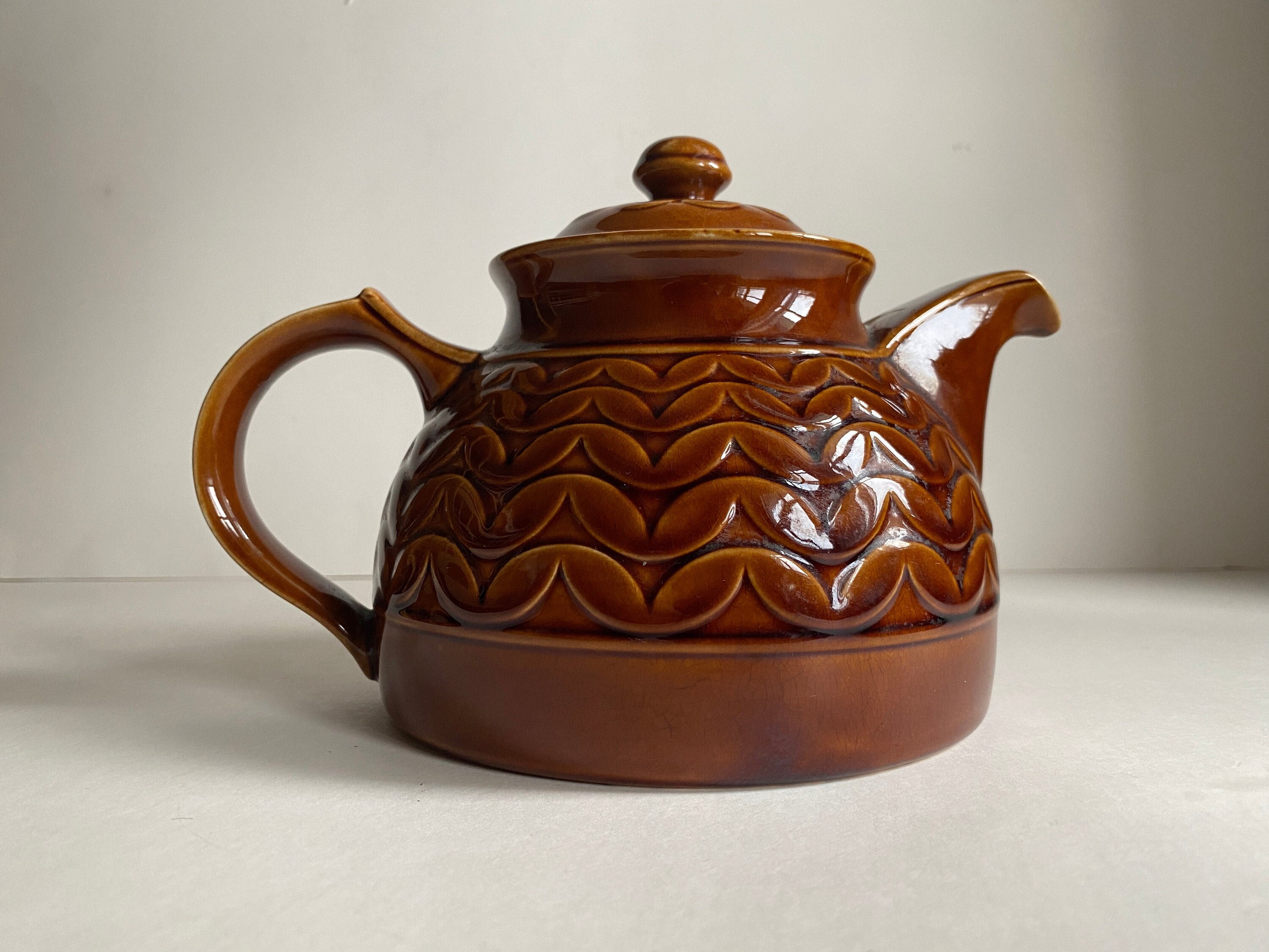 Vintage Arthur Wood Ceramic Teapot - Etsy