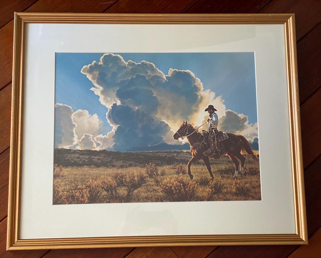 Vintage 1992 Tim Cox “thunder” Limited Edition Artist Signed Numbered ...