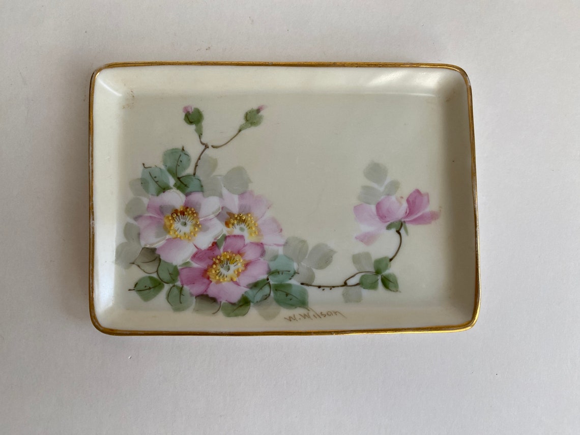 Walter Wilson Hand Painted Dish - Etsy