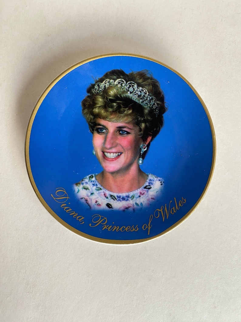 Vintage Princess Diana of Wales Miniature Decorative Plate - Etsy