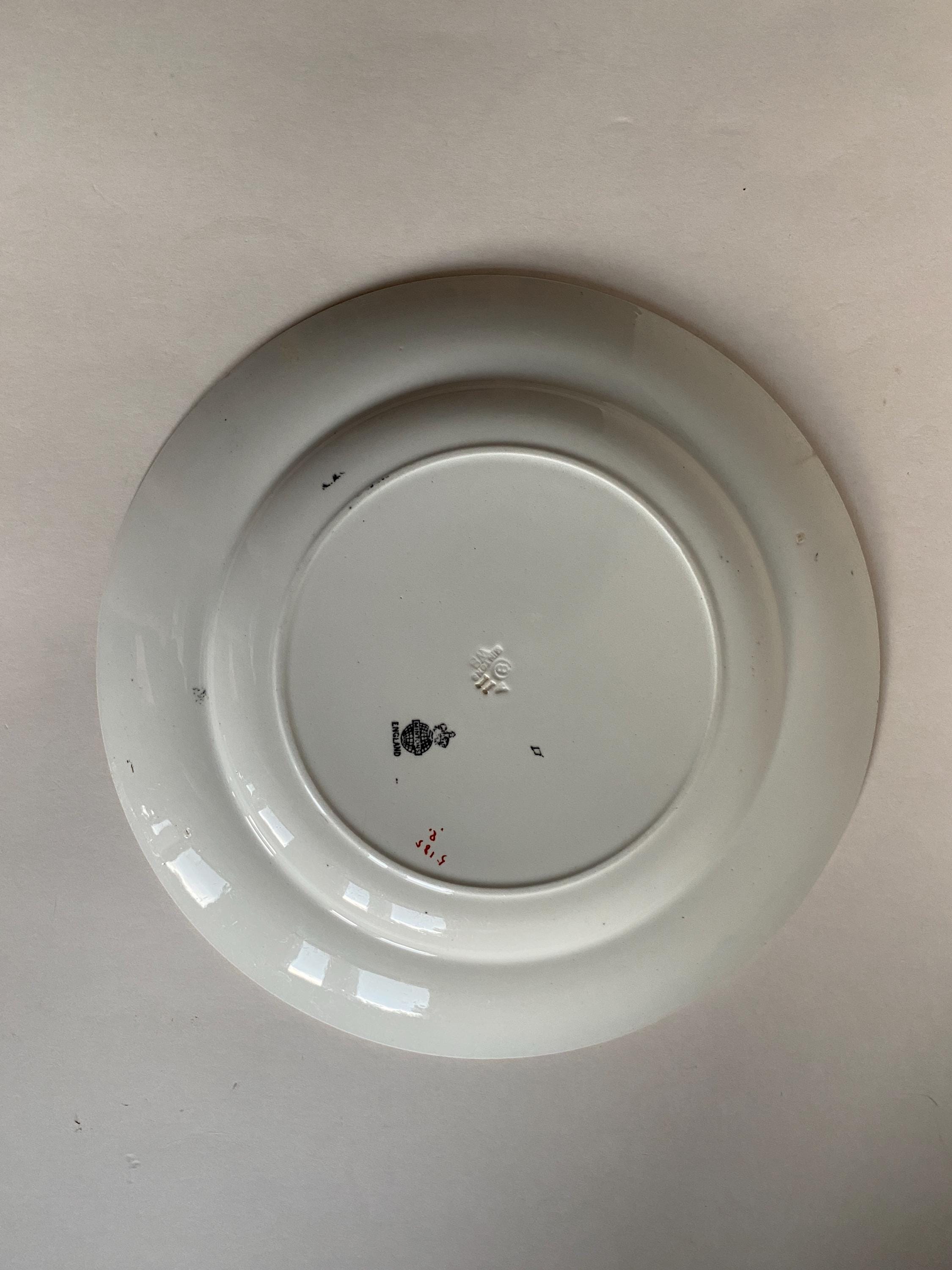 Vintage Minton WS Porcelain Hand Painted Plate Cherry Blossoms Gold ...