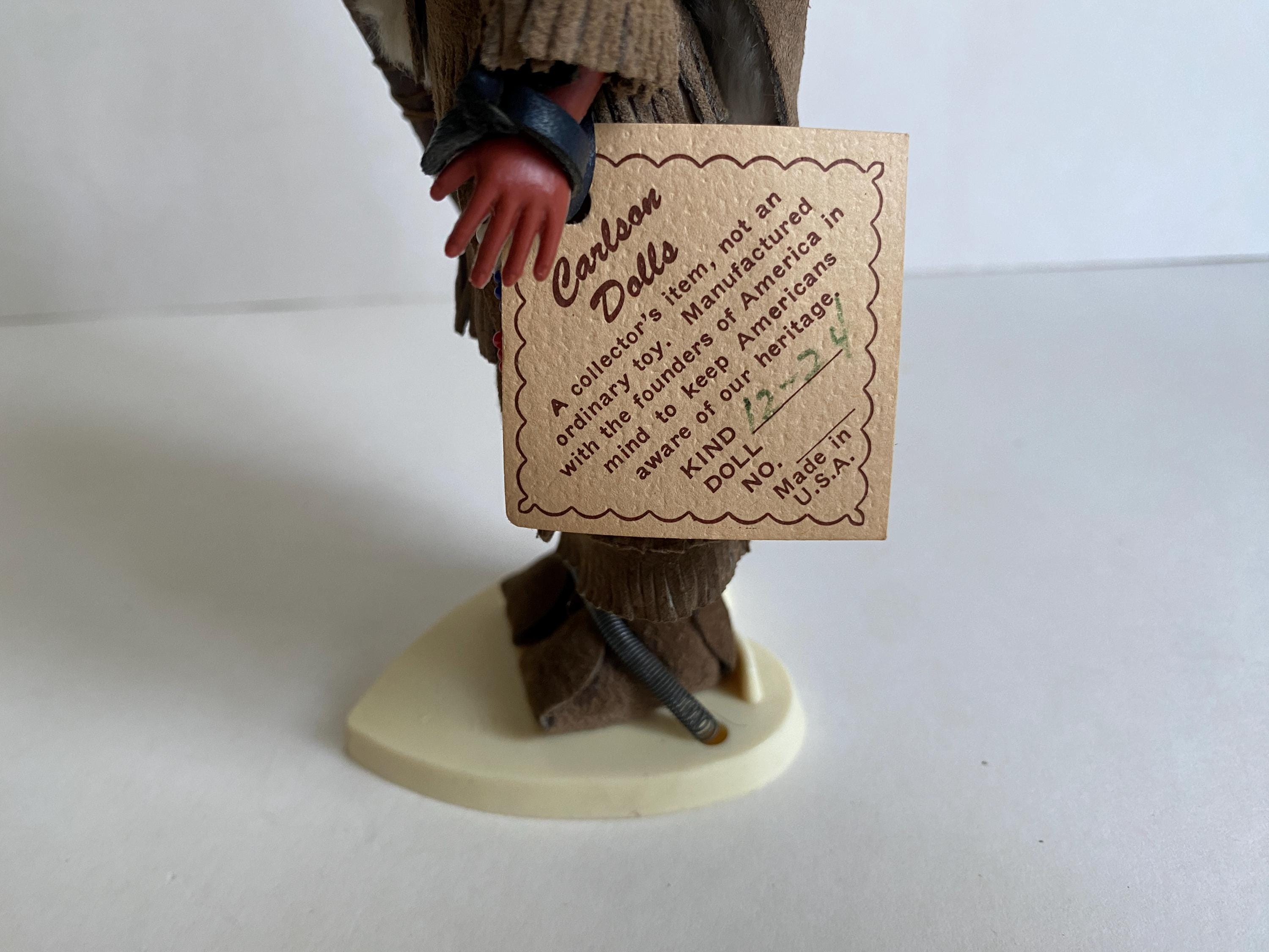 Vintage Carlson Indian Doll With Baby Numbered 12-24 - Etsy