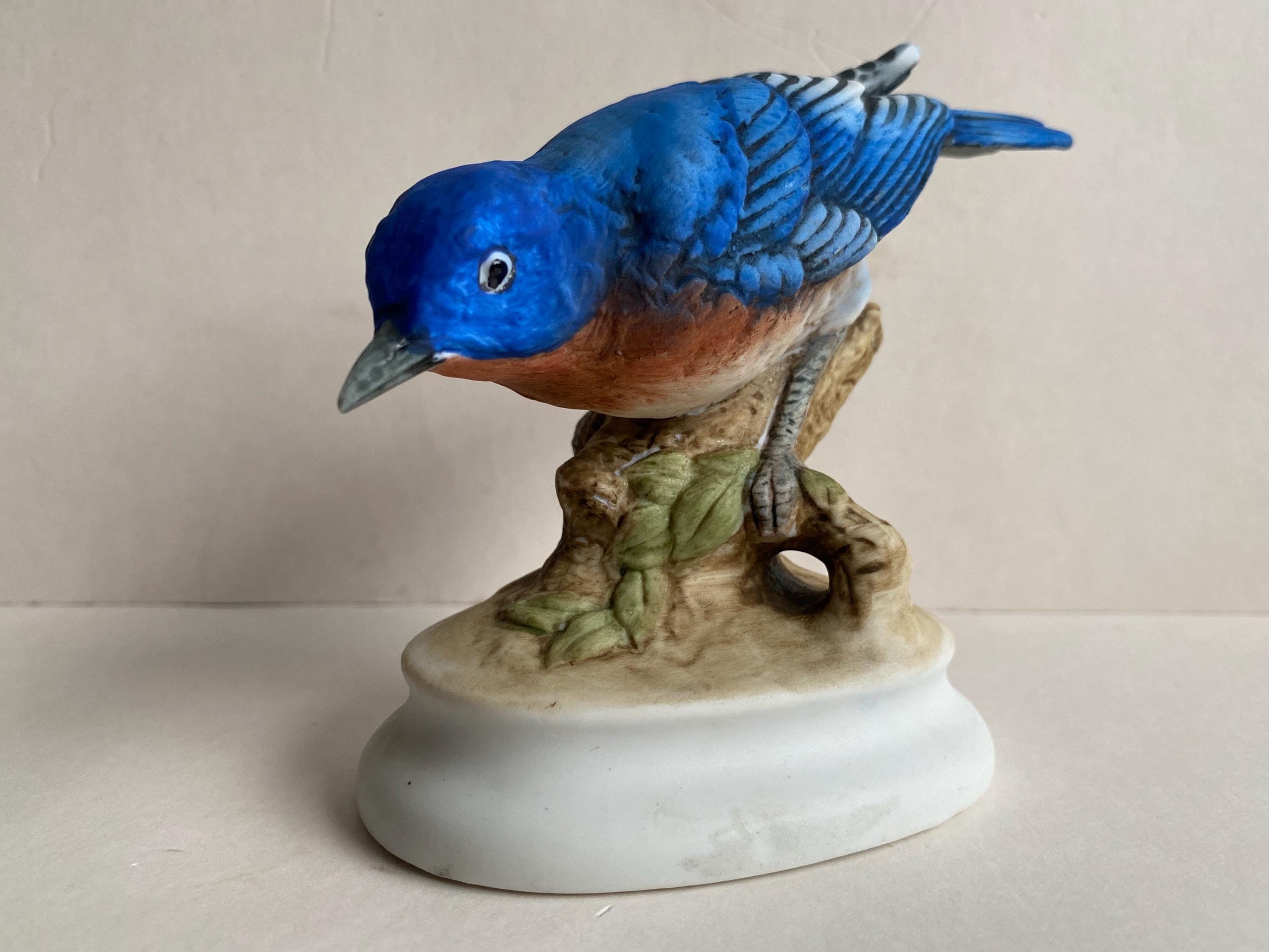 Vintage Lefton China Hand Painted Bluebird - Etsy