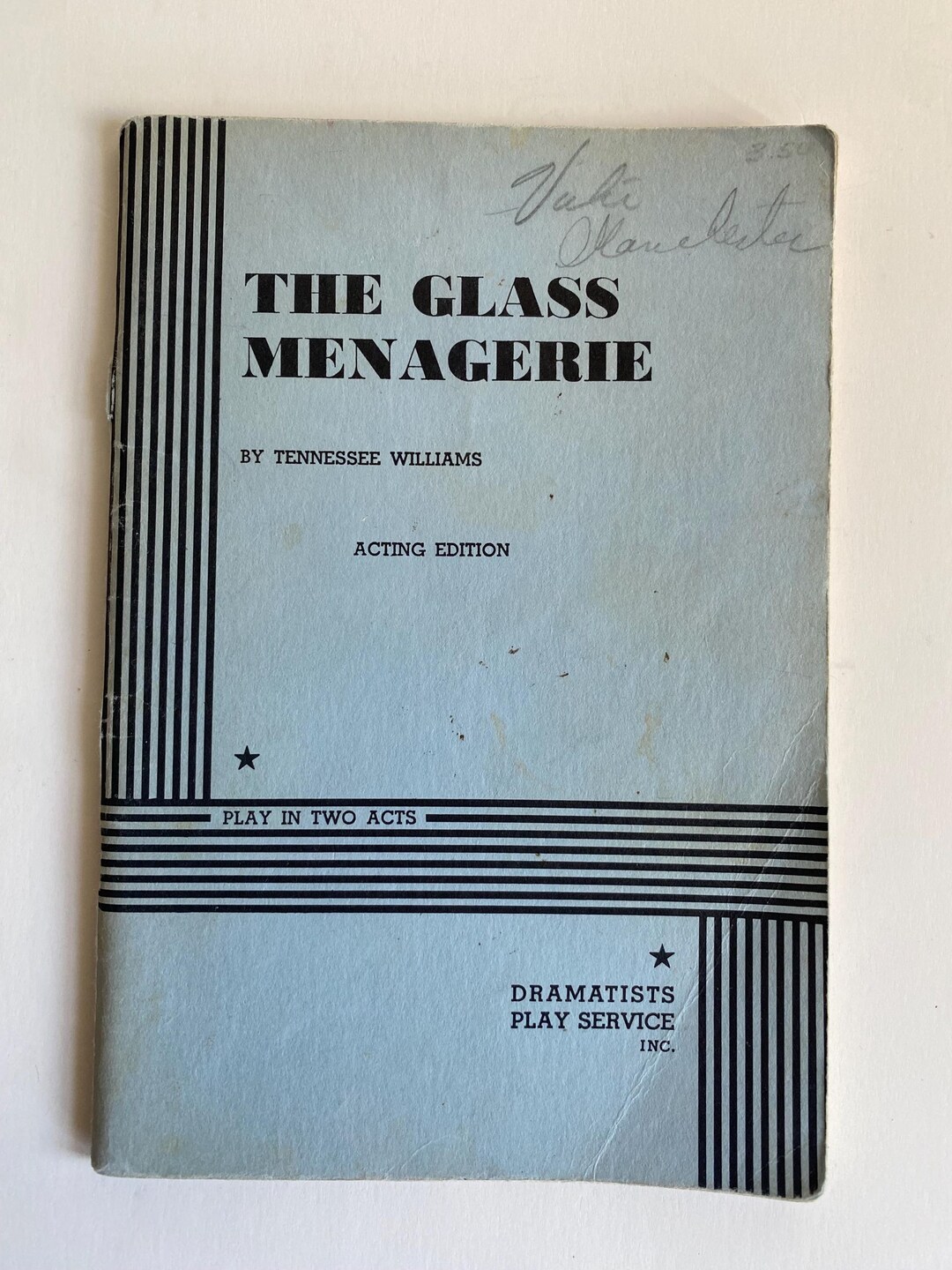 The Glass Menagerie by Tennessee Williams Acting Edition Playbook by ...
