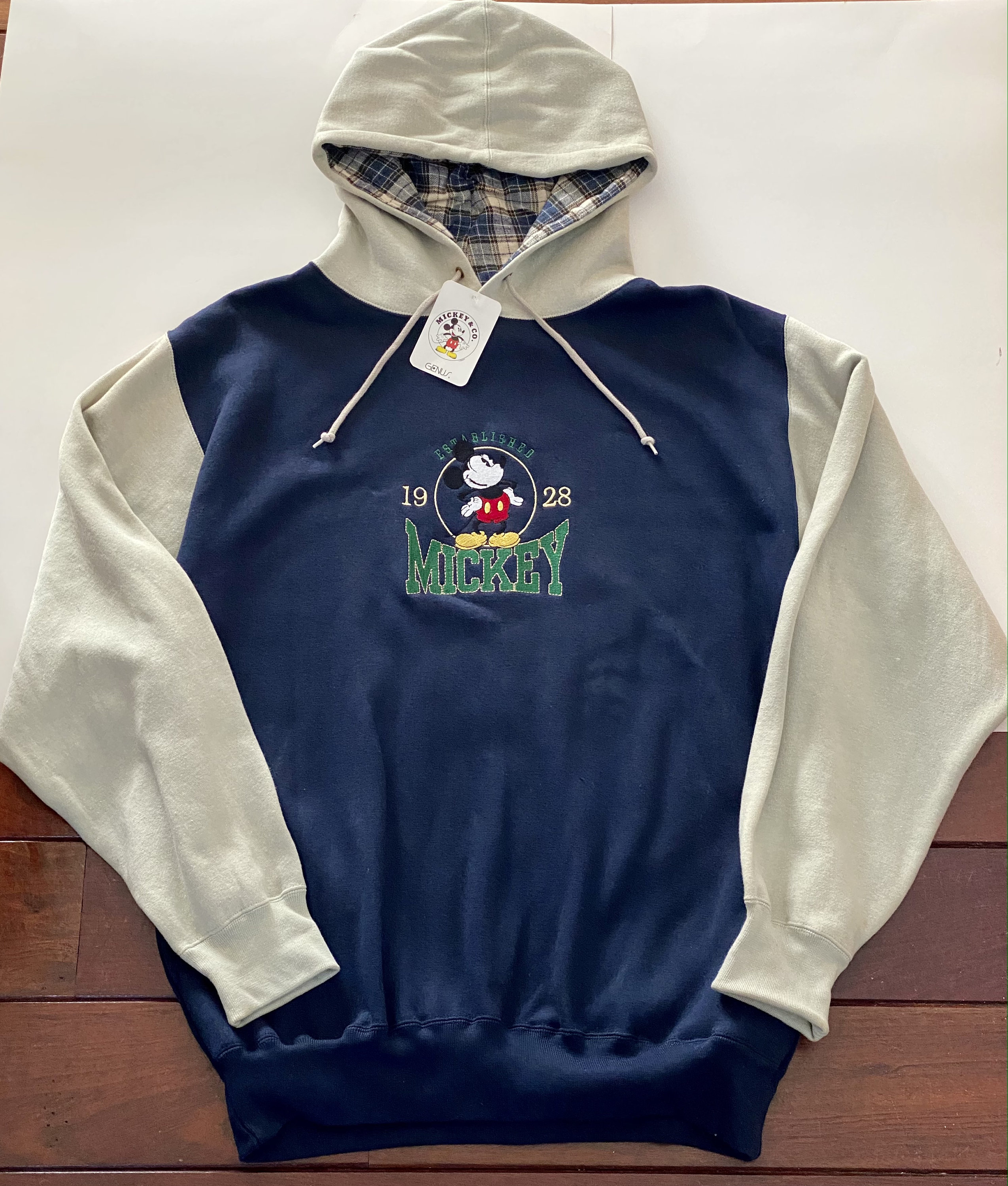 Mickey & Co. Established 1928 Hooded Sweatshirt - Etsy