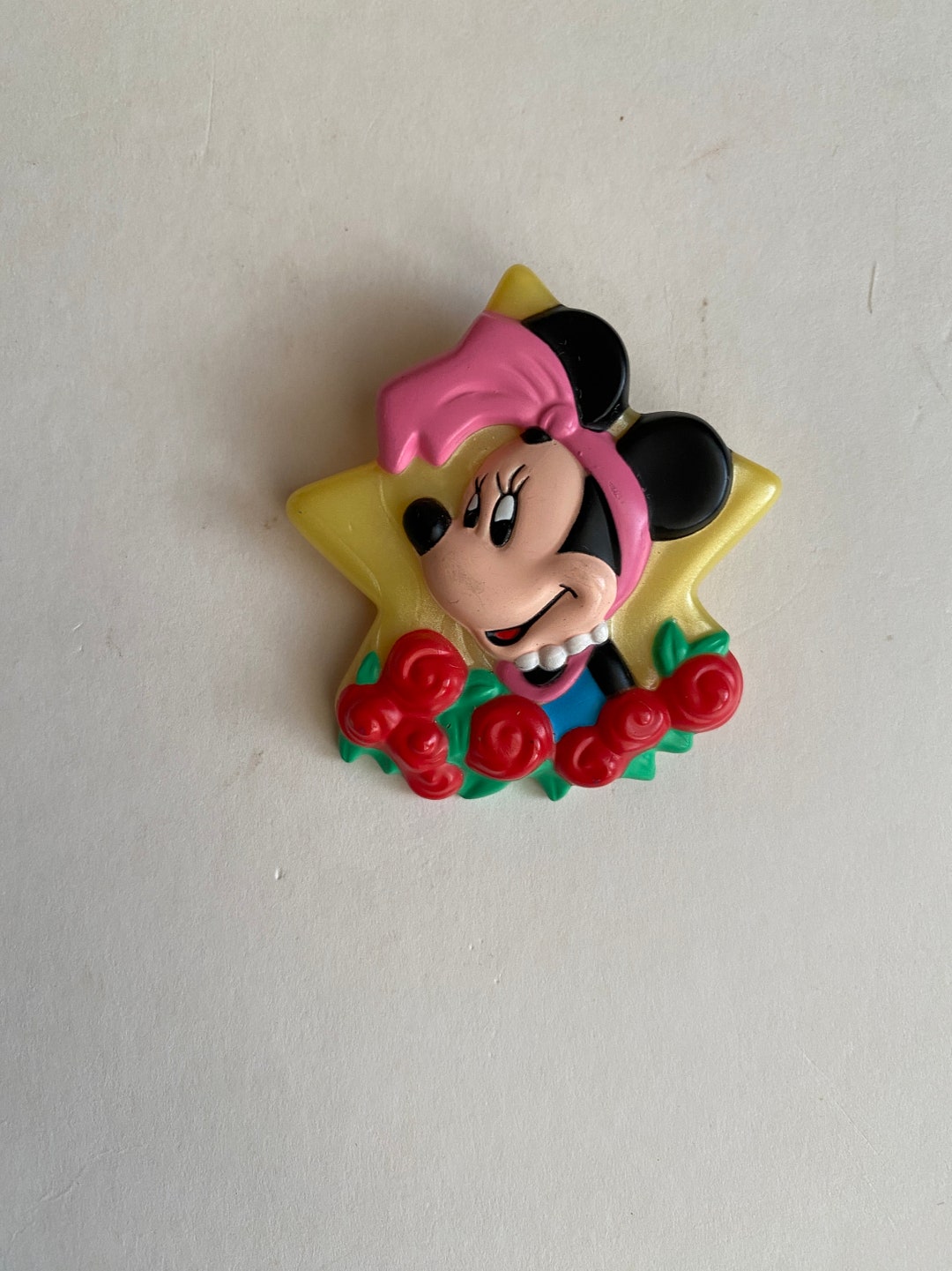 Vintage 1989 Disney Avon Minnie Mouse Plastic Brooch - Etsy