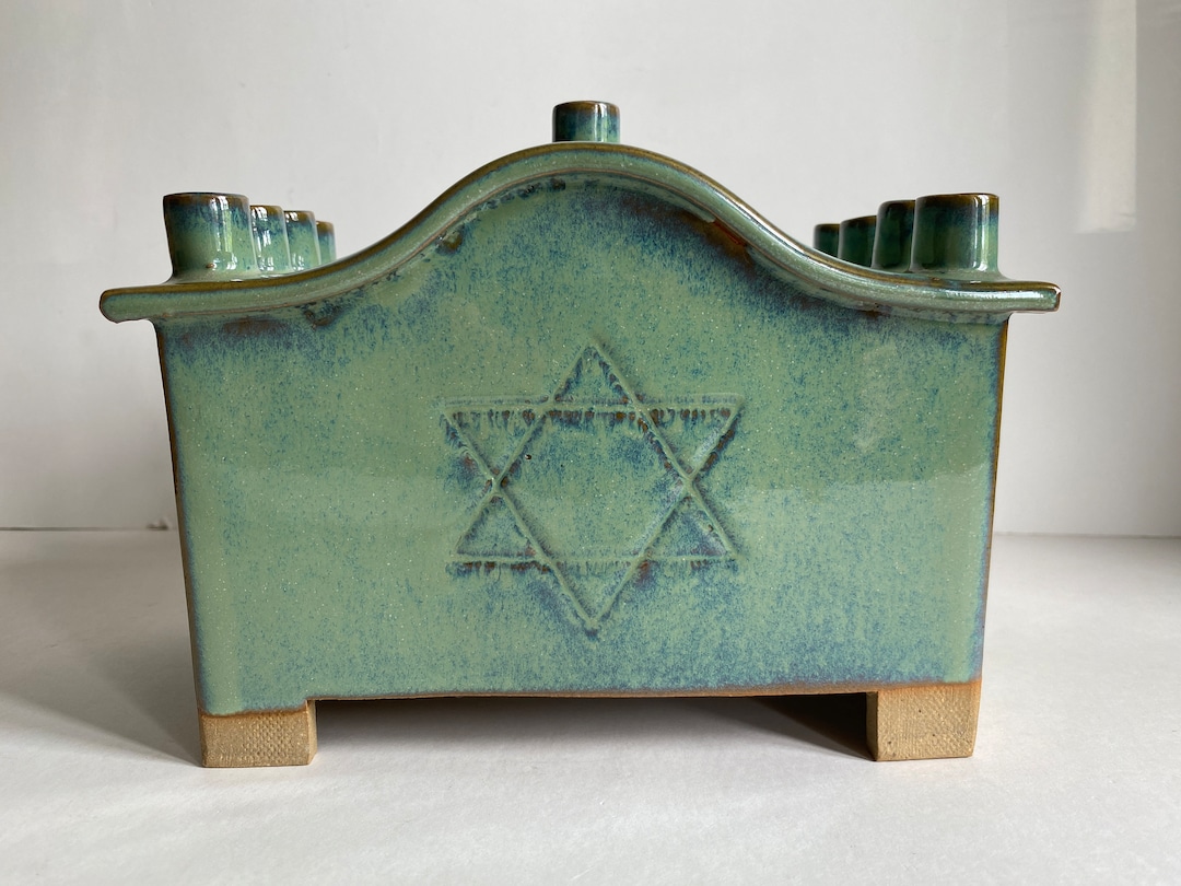 Unique Studio Pottery Menorah - Etsy