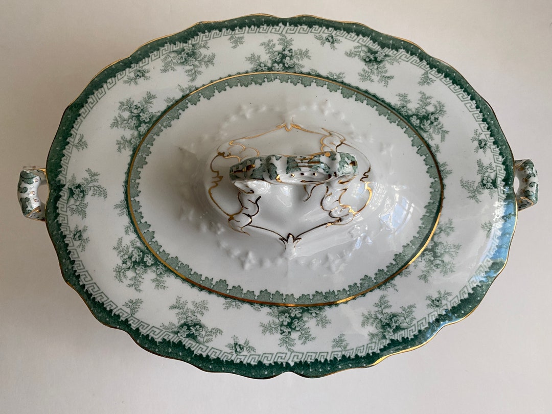 Vintage John Maddock & Sons Royal Vitreous England Casserole Dish With ...