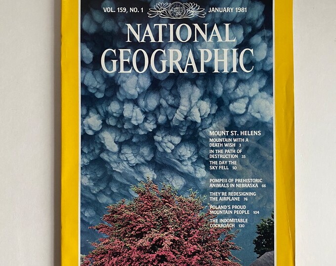 National Geographic Magazine Vol. 159 No. 1 January 1981 - Etsy