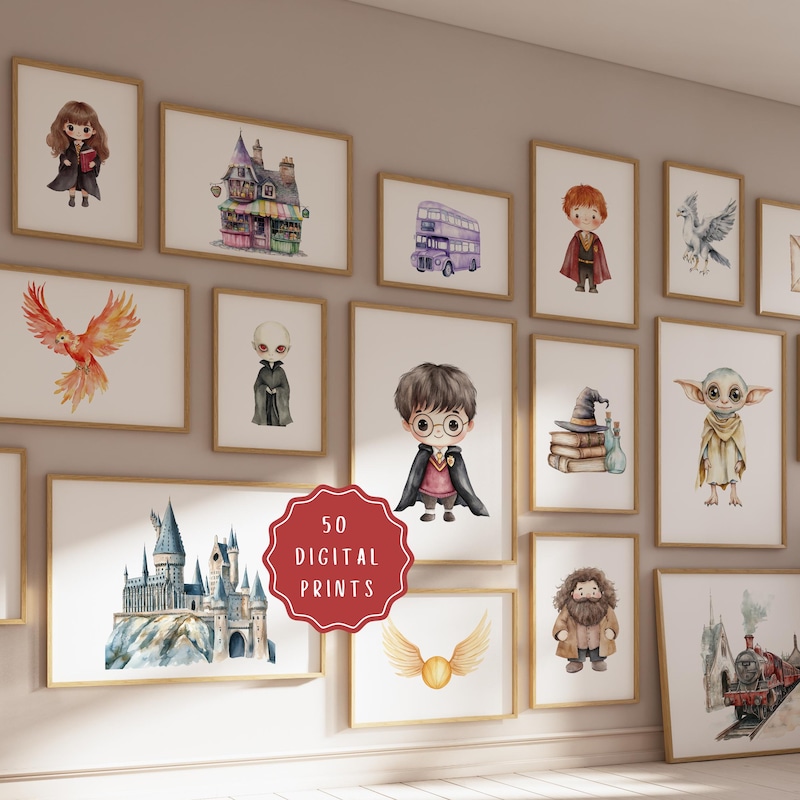 Wizard Nursery Wall Art - Etsy