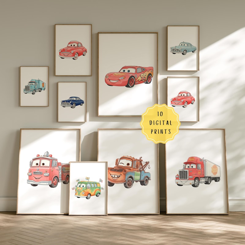 Car Posters A4 - Etsy