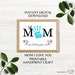 Mom I Love You Printable Handprint Craft Mother's Day Handprint Craft ...