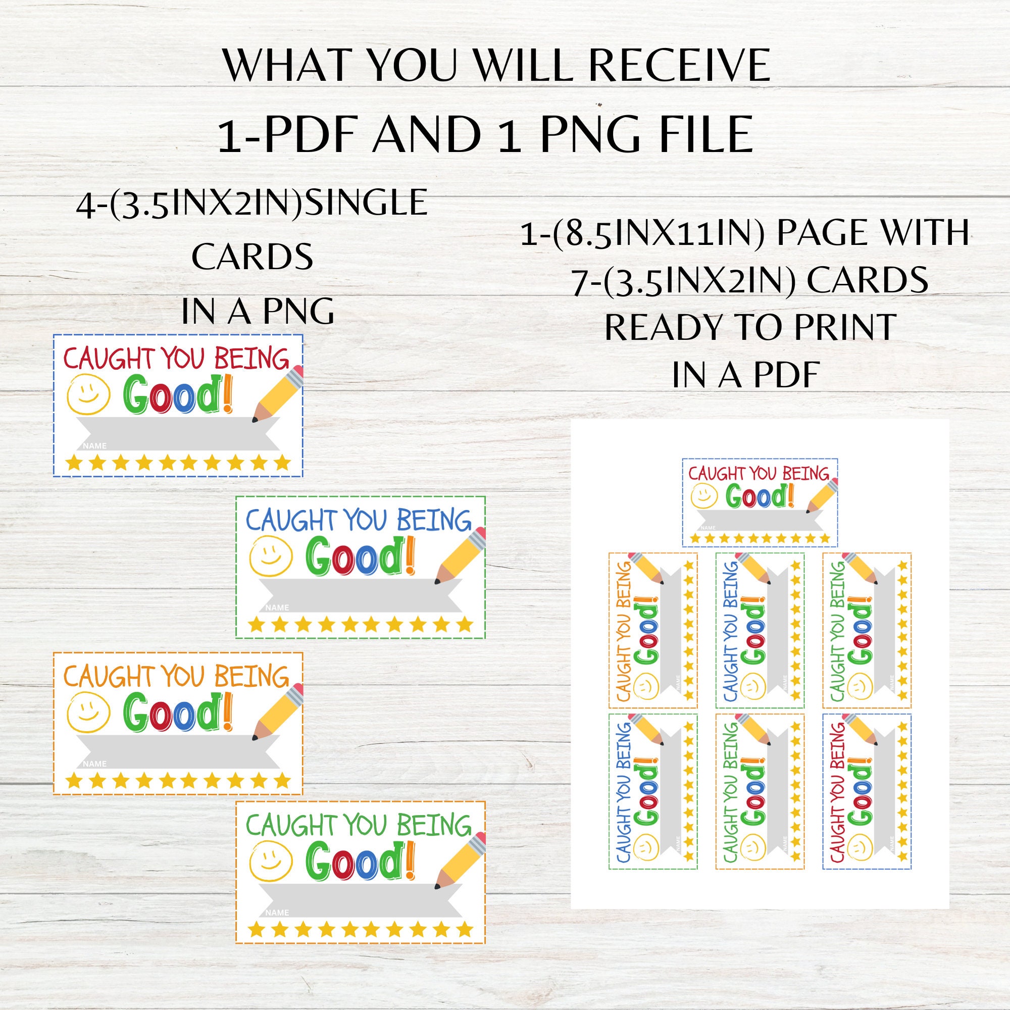 Reward Punch Cards Printable Student Reward Cards Classroom Reward ...