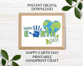 Earth Day Handprint Craft - Etsy