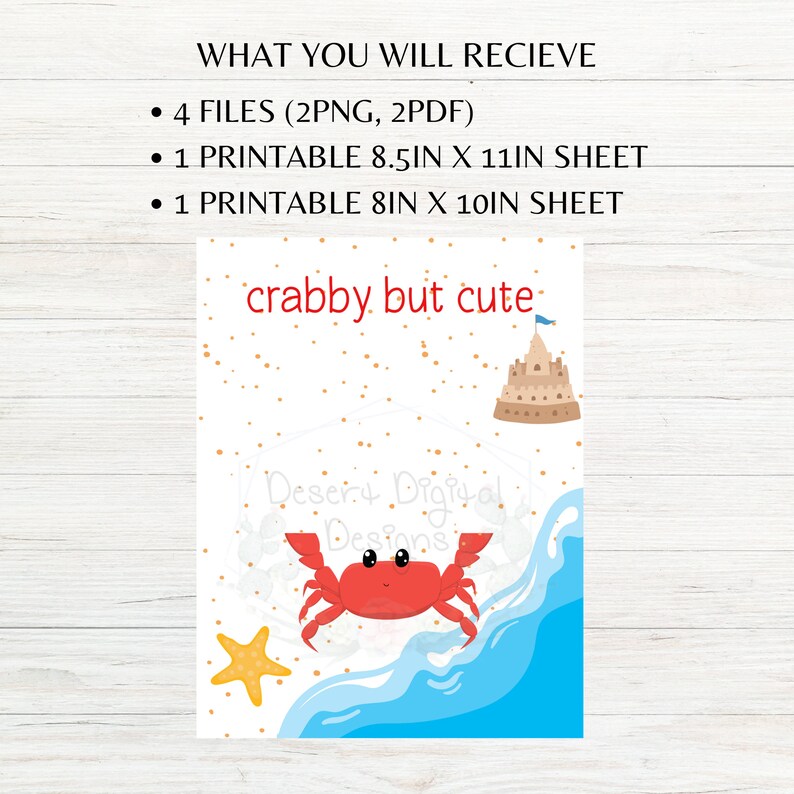 Printable Handprint Crabby but Cute Handprint Craft Summer Themed Crab ...