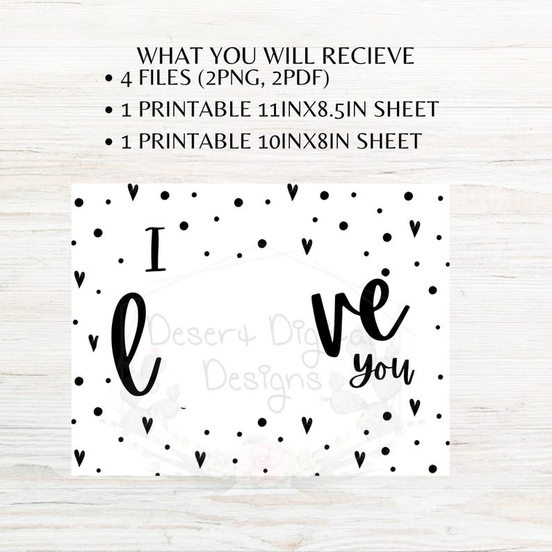 I Love You Handprint Gift Craft Printable Kids Handprint Art I Love You ...