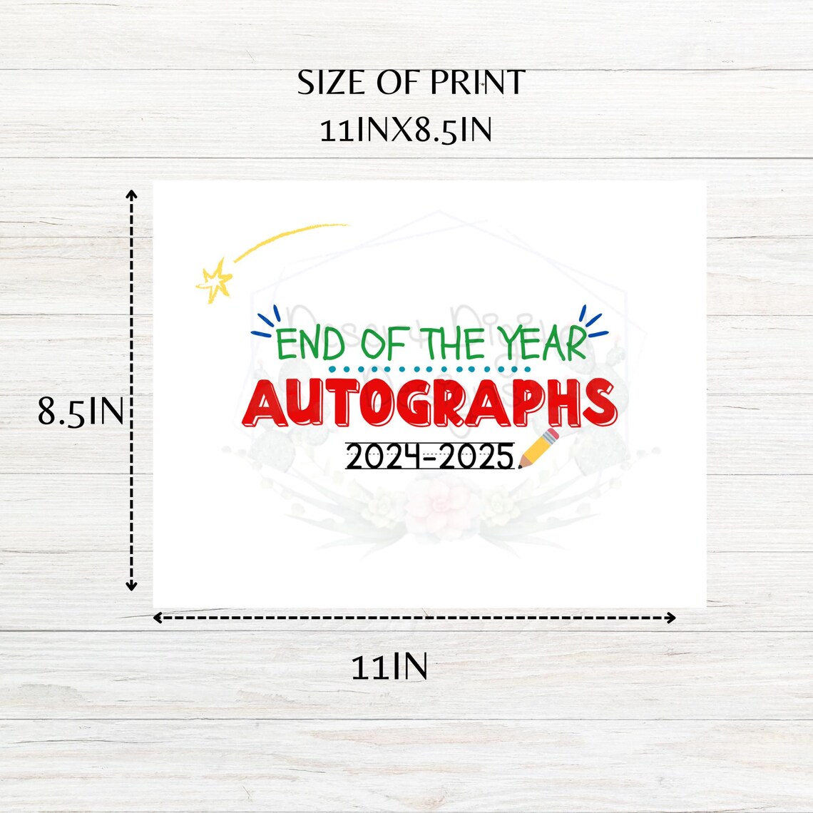 End of the Year Printable Autographs Sheet 2024-2025 Autographs Class ...