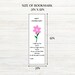 Mother's Day Printable Bookmark Flower Fingerprint Bookmark Mother's ...