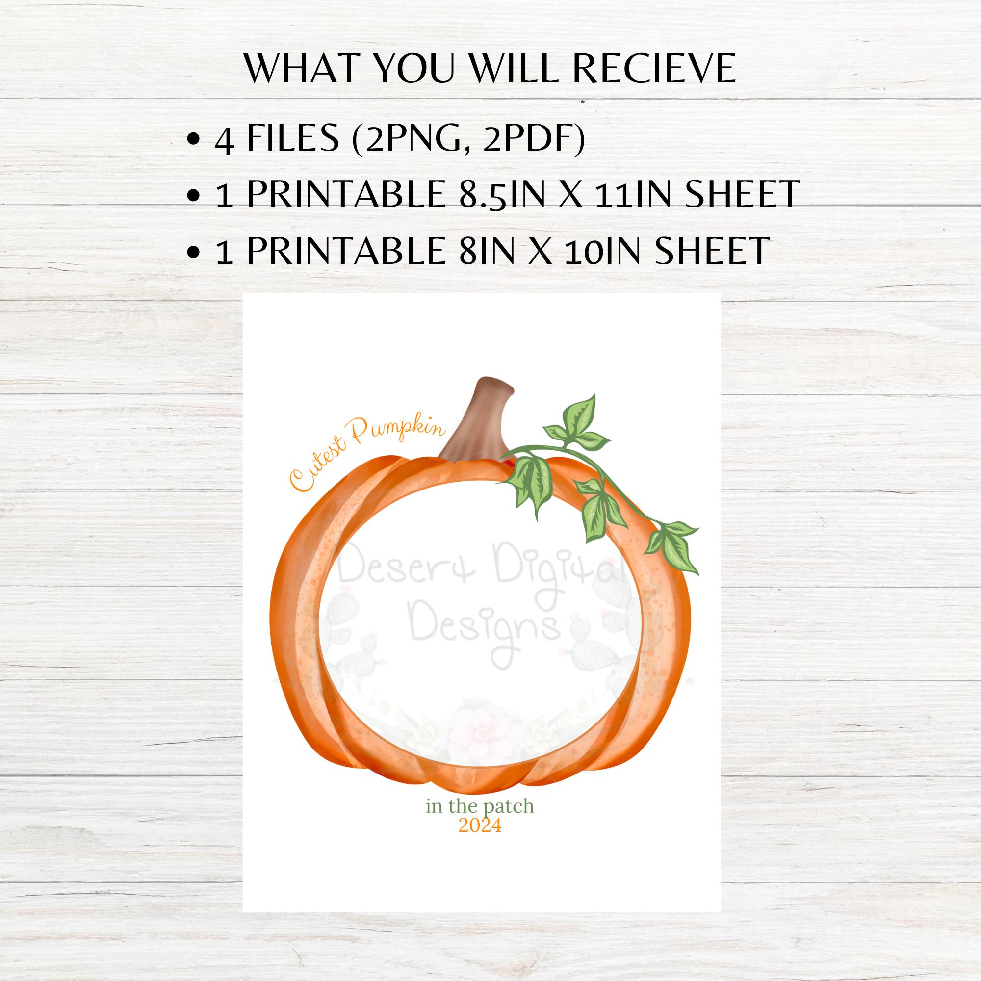 Cutest Pumpkin in the Patch Printable Handprint Craft Halloween 2024 ...
