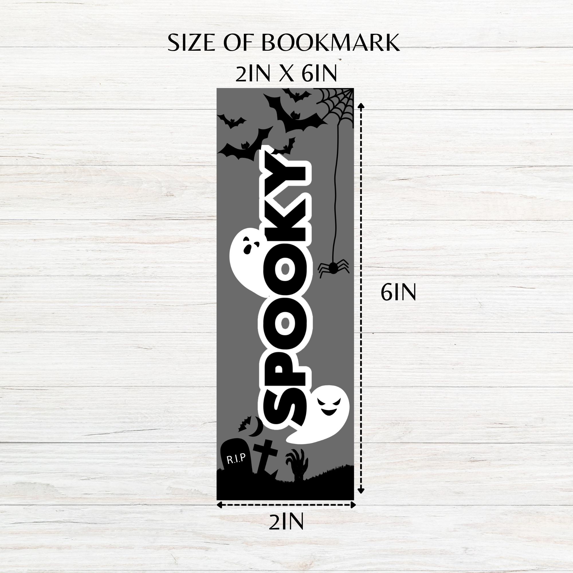 Halloween Printable Themed Bookmarks Different Halloween Ready to Print ...