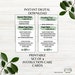 Printable Care Instruction Card Bundle Care Card Bundle Small Business ...