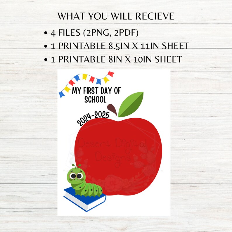 Back to School Printable Handprint Craft Back to School Apple Handprint ...