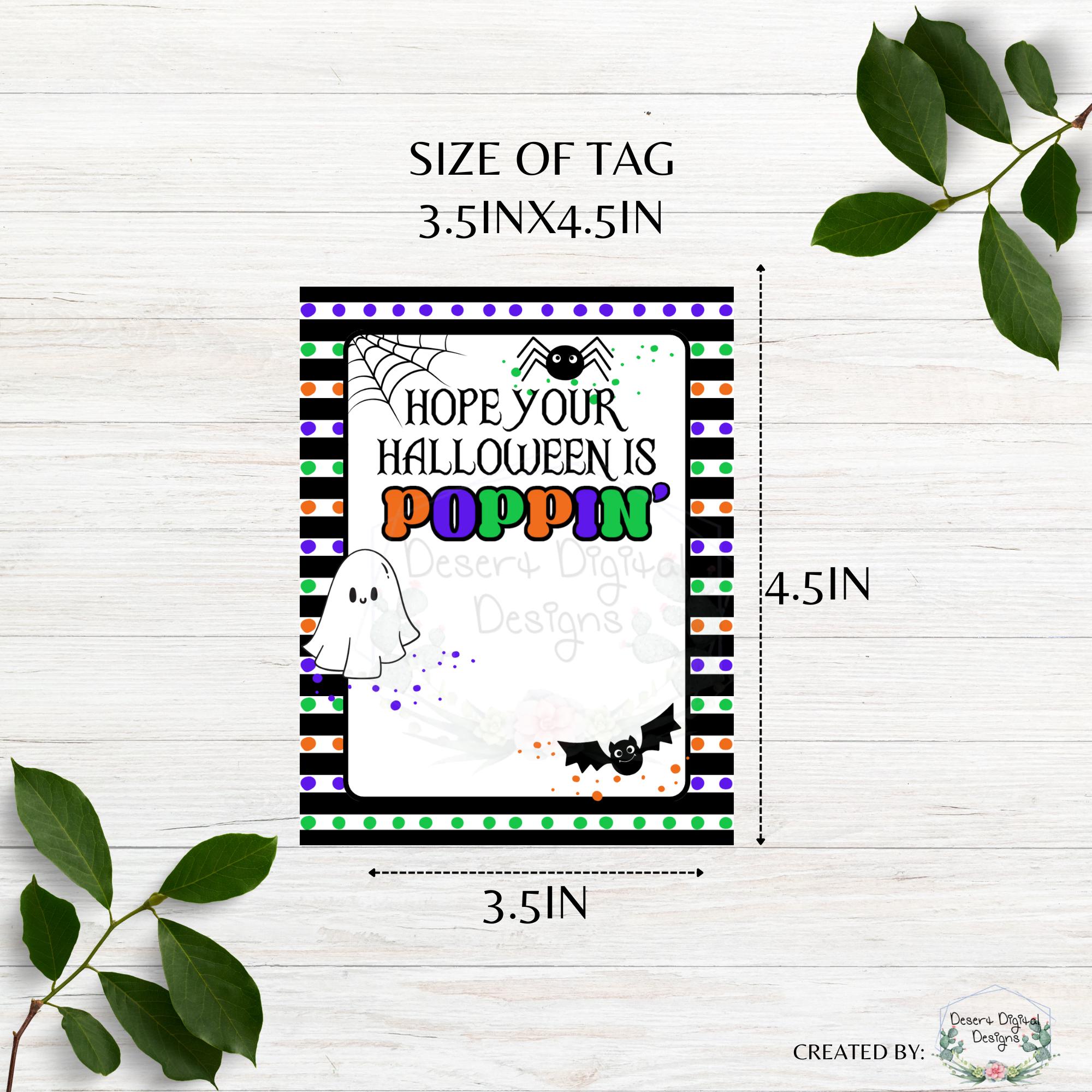 Have a Poppin Halloween Tags Printable Set of 2 Poppin Halloween Tags ...