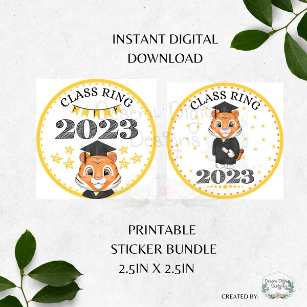Class Ring Printable - Etsy