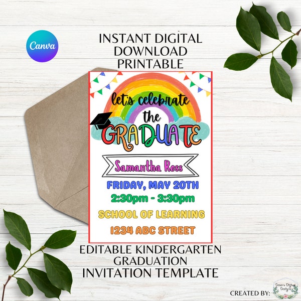 Rainbow Graduation - Etsy