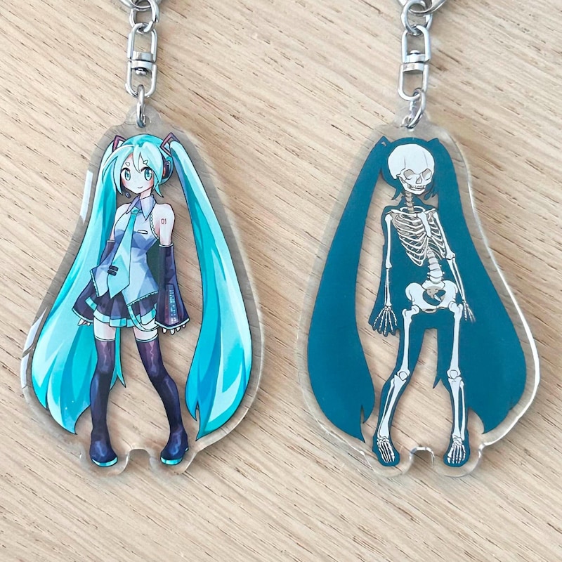 Hatsune Miku Keychains - Etsy