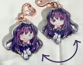 Doki Doki Literature Club Wedding Dress Yuri double Sided 3.5 Acrylic ...