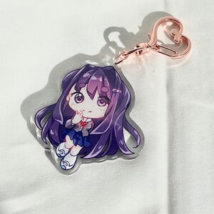 Double-sided Yuri Keychain doki Doki Literature Club - Etsy