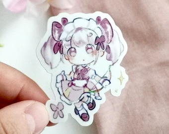 Madoka Kaname Sticker-puella Magi Madoka Magica - Etsy
