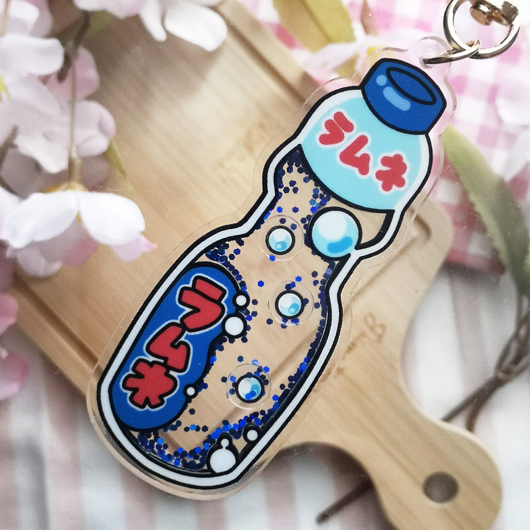 Ramune Soda Shaker Keychain Toy - Etsy