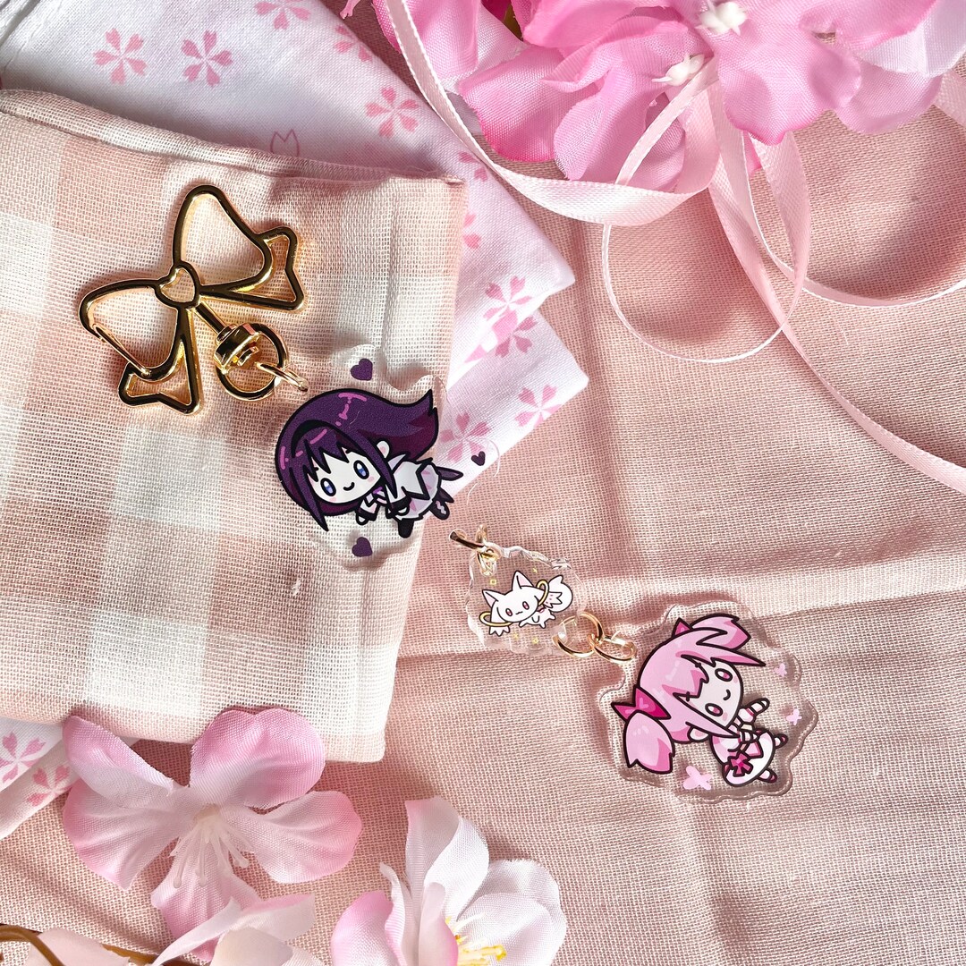 Madoka Homura Series-charms Keychain - Etsy