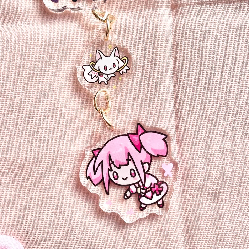 Madoka Homura Series-charms Keychain - Etsy
