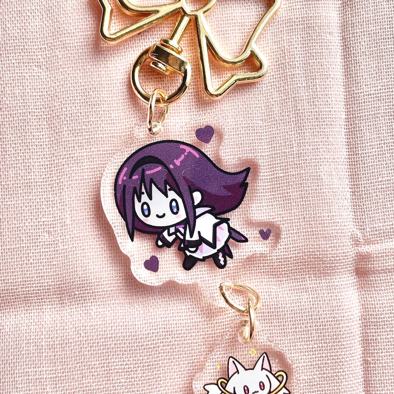 Madoka Homura Series-charms Keychain - Etsy