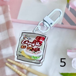 Instant Noodles Acrylic Charms - Etsy