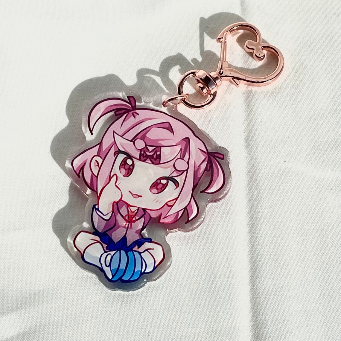 Double-sided Natsuki Keychain [doki Doki Literature Club] - Etsy UK