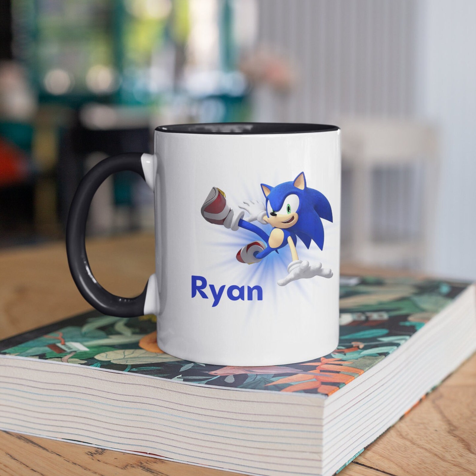 Sonic the Hedgehog Inspired Mug, Kids Mug, Sonic Mug, Sonic the ...