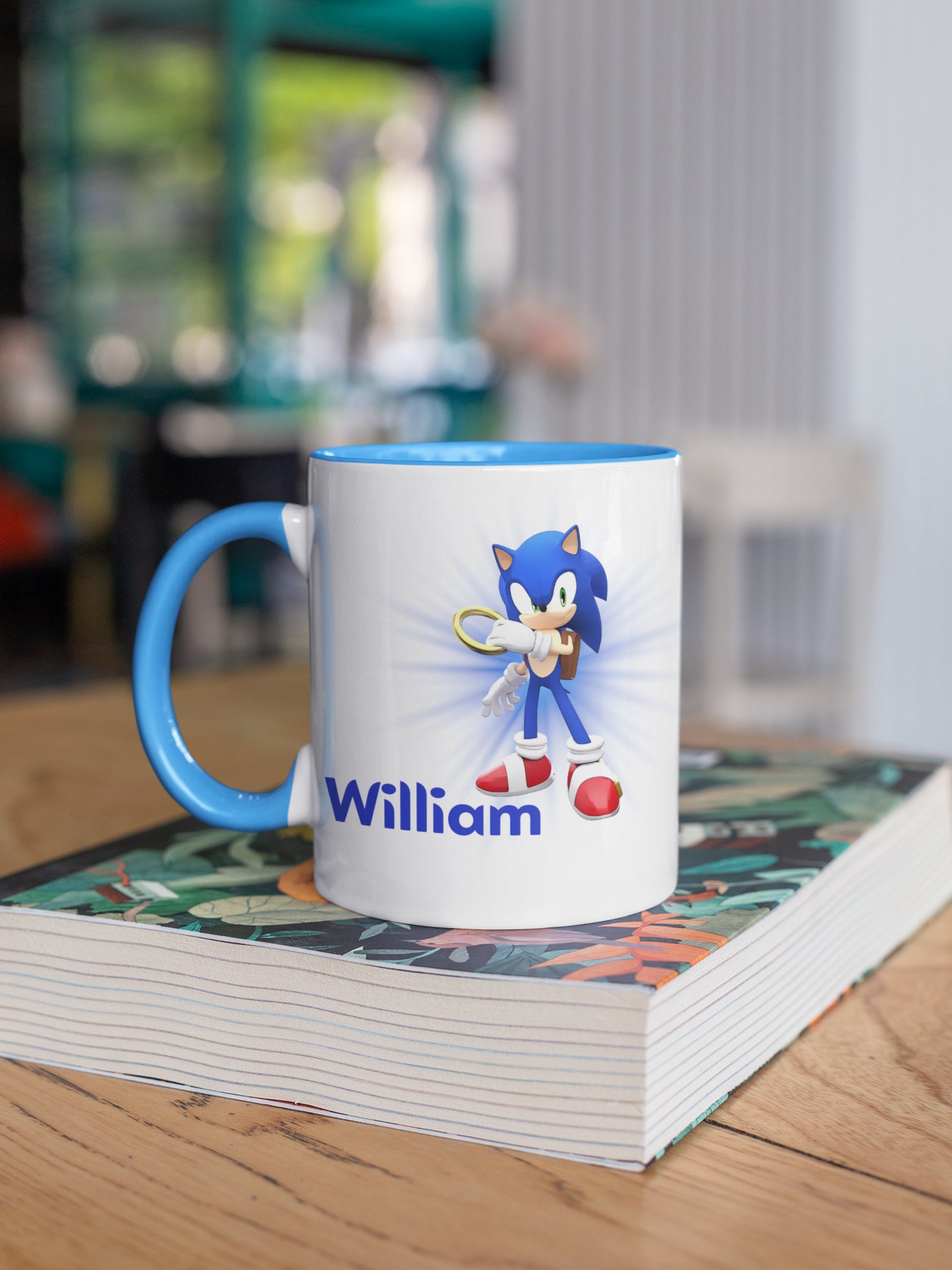 Sonic the Hedgehog Inspired Mug, Kids Mug, Sonic Mug, Sonic the ...