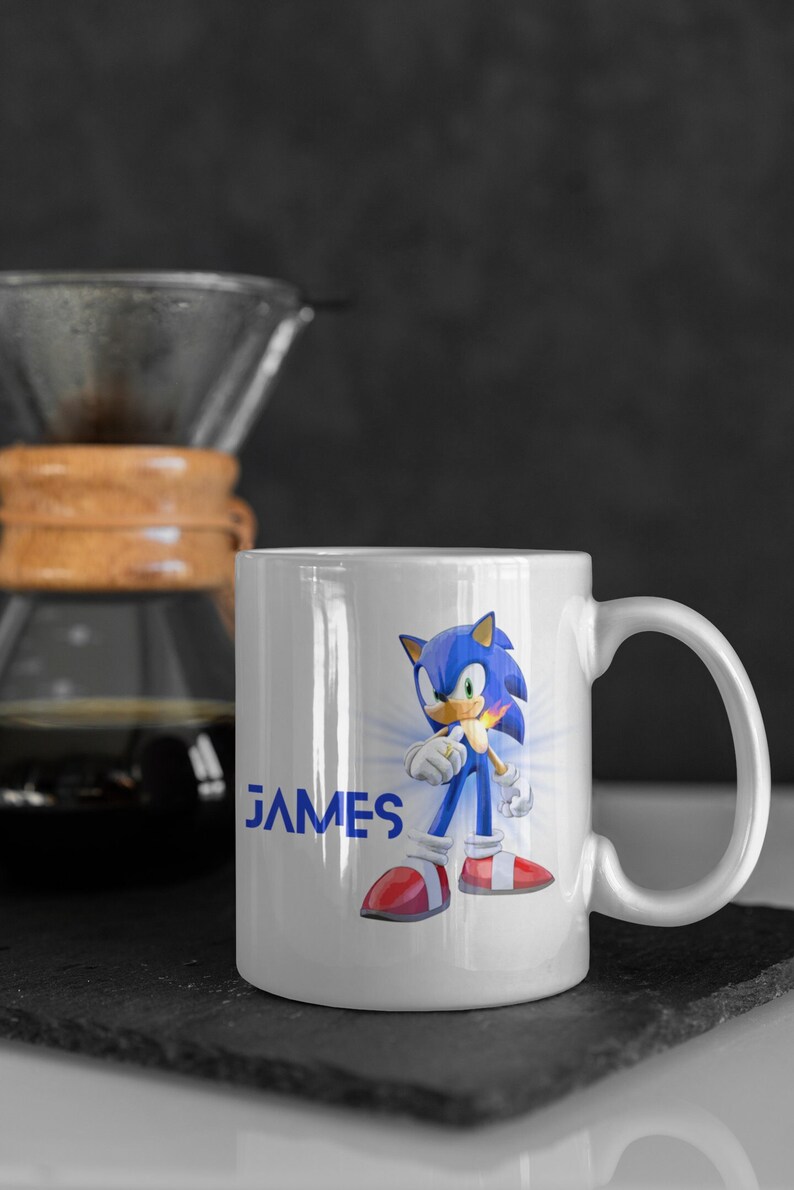 Sonic the Hedgehog Inspired Mug, Kids Mug, Sonic Mug, Sonic the ...