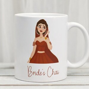 Wedding Day Mug, Bride's Chai Mug, Chai for Bride Mug, Bride-to-be Gift ...
