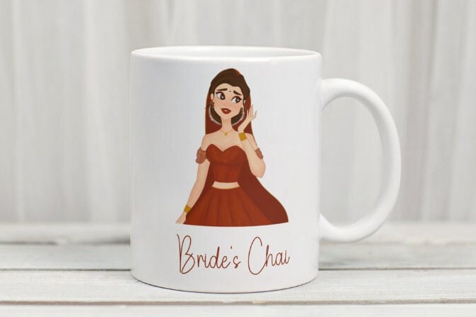Wedding Day Mug, Bride's Chai Mug, Chai for Bride Mug, Bride-to-be Gift ...