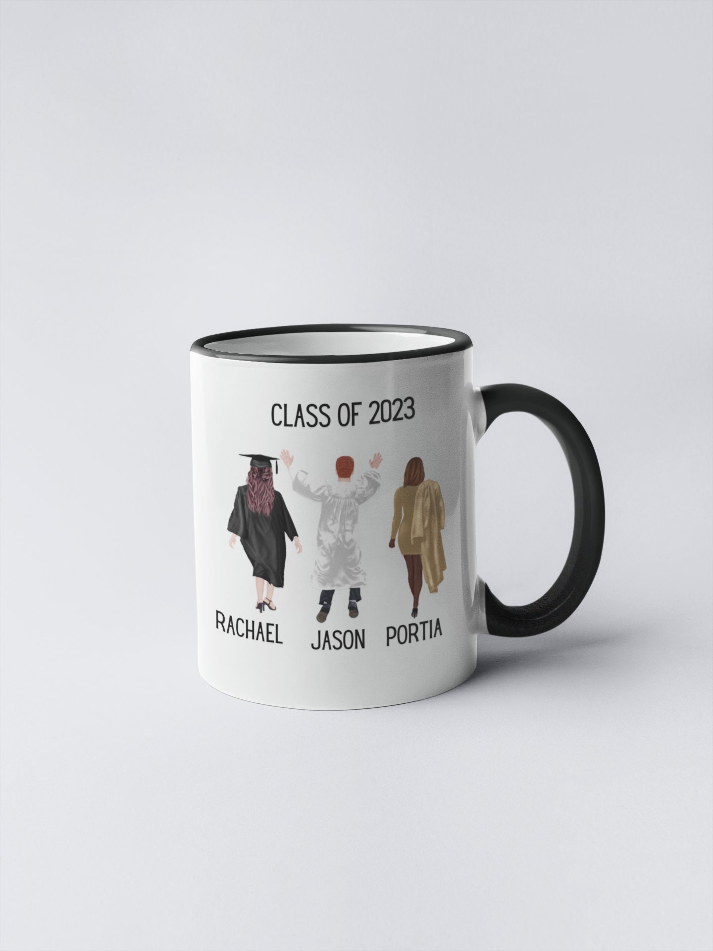 Custom Graduation Mugs for Him and Her, Collage Graduation Mug, High ...