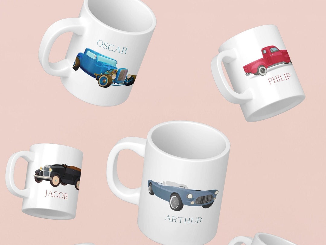Vintage Cars Mugs, Classic Cars, Old School Cars, off Road Cars, Mugs ...