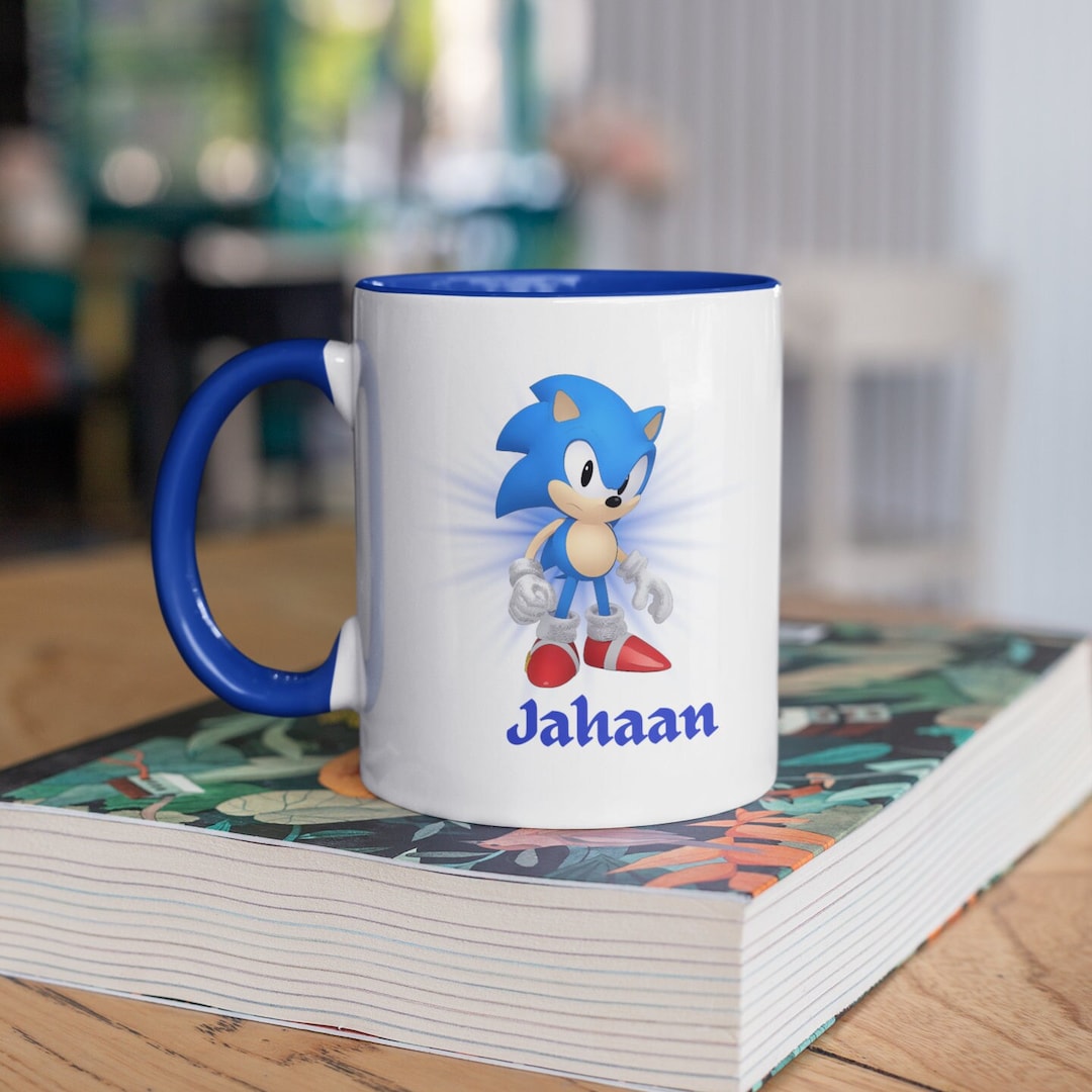 Sonic the Hedgehog Inspired Mug, Kids Mug, Sonic Mug, Sonic the ...